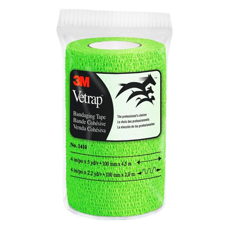 3M Vetrap Self-Adherent Bandaging Tape – Lime Green - H-Brand Livestock ...