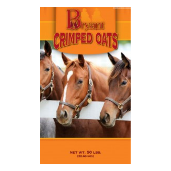 Bryant Crimped Steam Rolled Oats - H-Brand Livestock, Pet and Garden Supply
