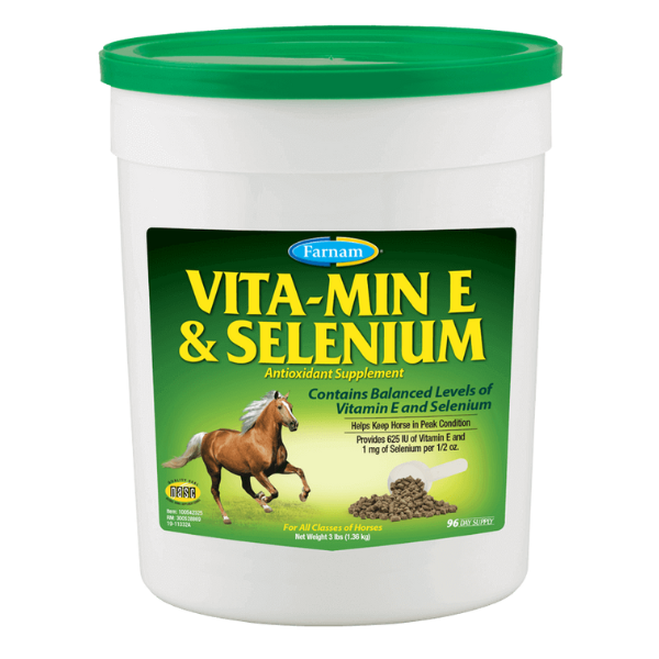 Farnam Vita-Min E & Selenium Antioxidant Supplement - H-Brand Livestock ...