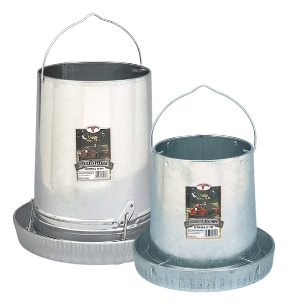 Little Giant Hanging Metal Poultry Feeder - H-Brand Livestock, Pet and ...